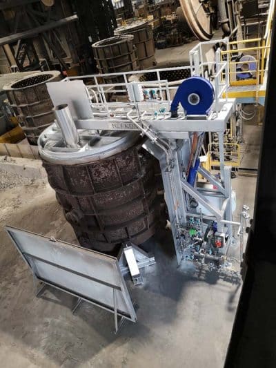 Vertical Ladle & Converter Preheater & Drier | MEFKON Germany